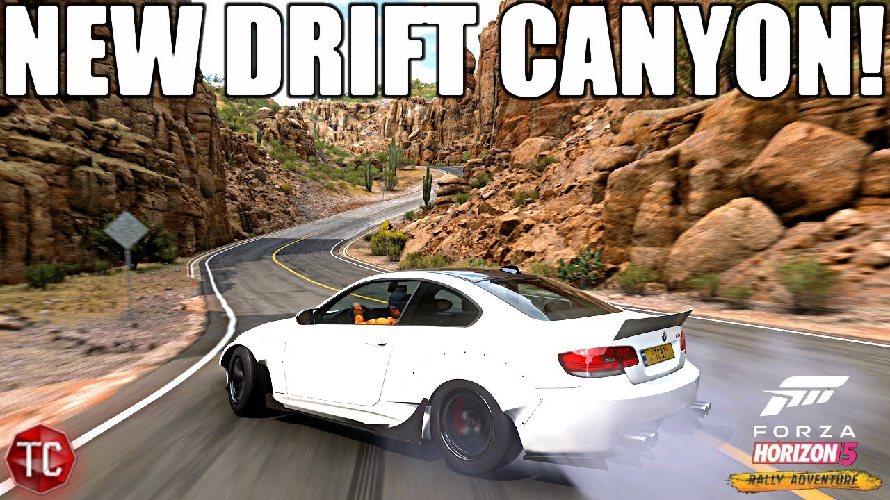 Forza Horizon 5 NEW RALLY DLC CANYON DRIFT ROAD IS INCREDIBLE! (Gameplay & Location) - YouTube