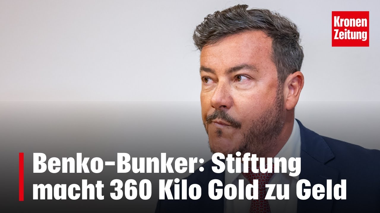 Benko-Bunker: Stiftung macht 360 Kilo Gold zu Geld | krone.tv NEWS ...