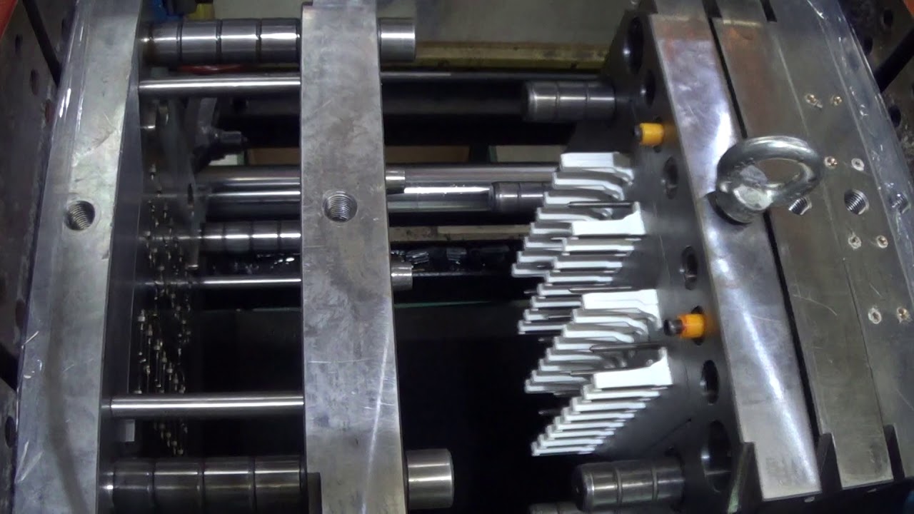 170917783 roller clamp shell 32 cavity mold - YouTube