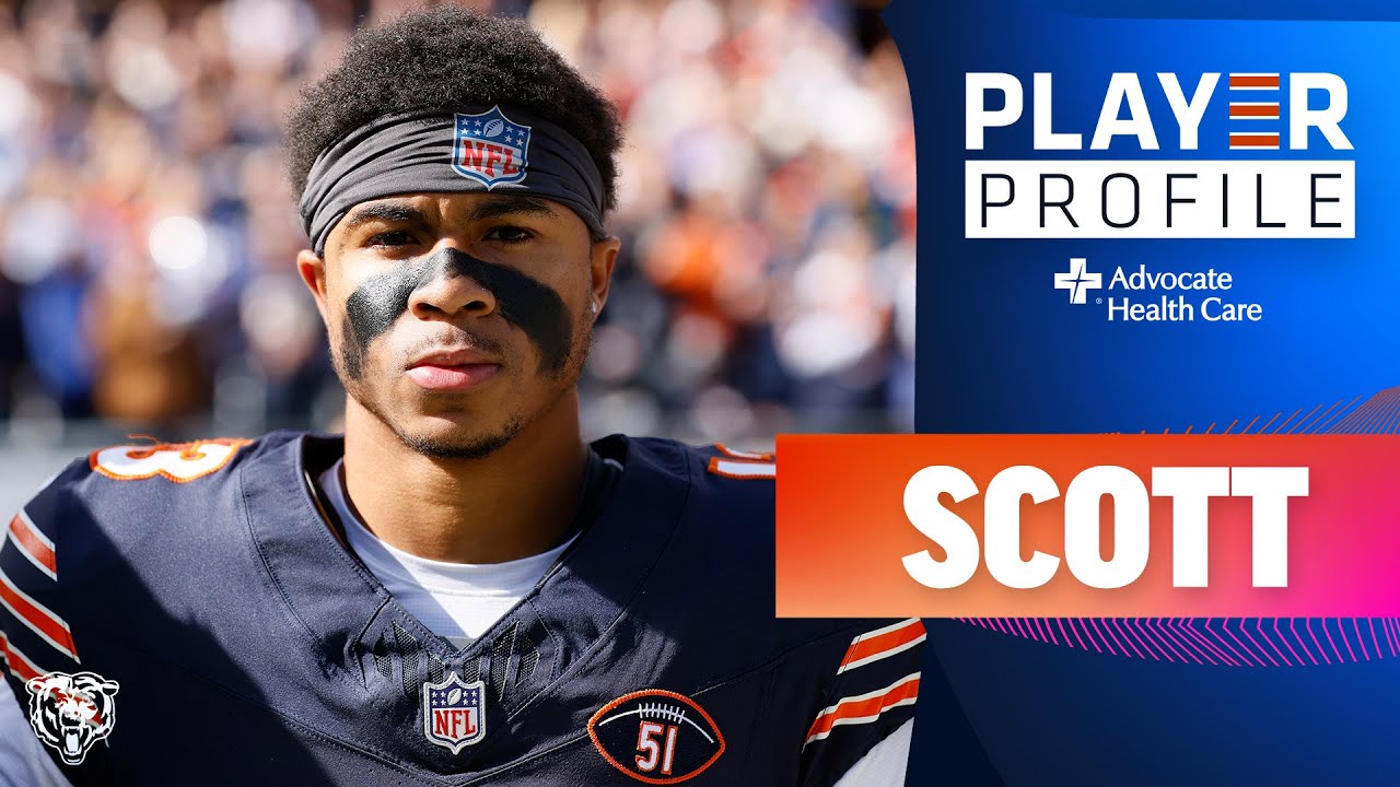 Tyler Scott | Player Profile | Chicago Bears - YouTube