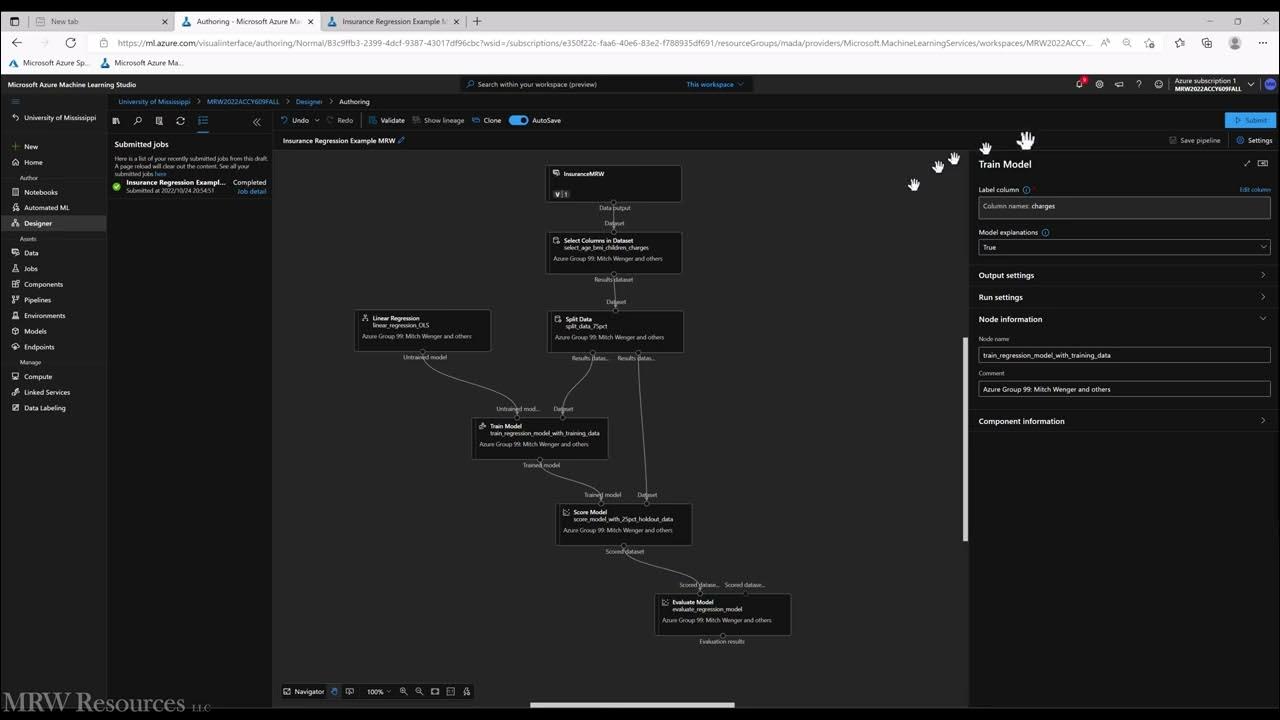 Azure ML Regression Example with Categorical Features - YouTube