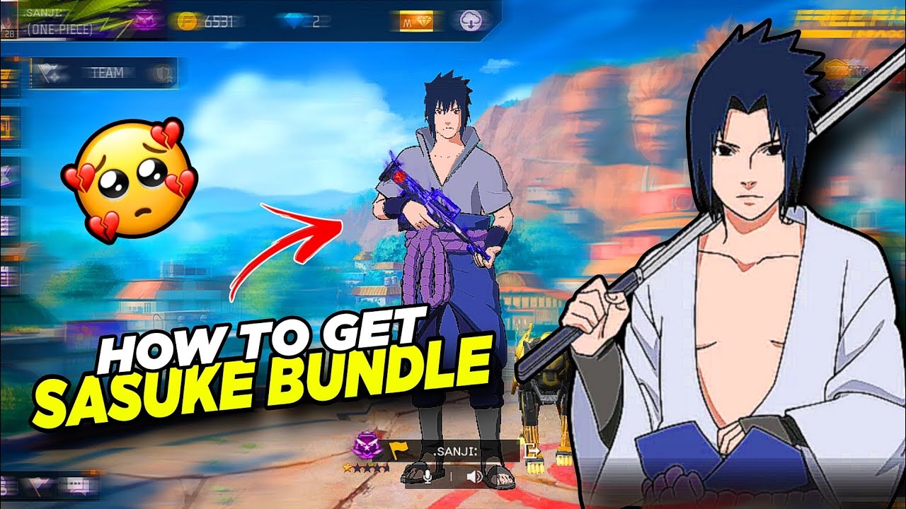 I Got Sasuke Bundle With A Trick In Free Fire Max - YouTube
