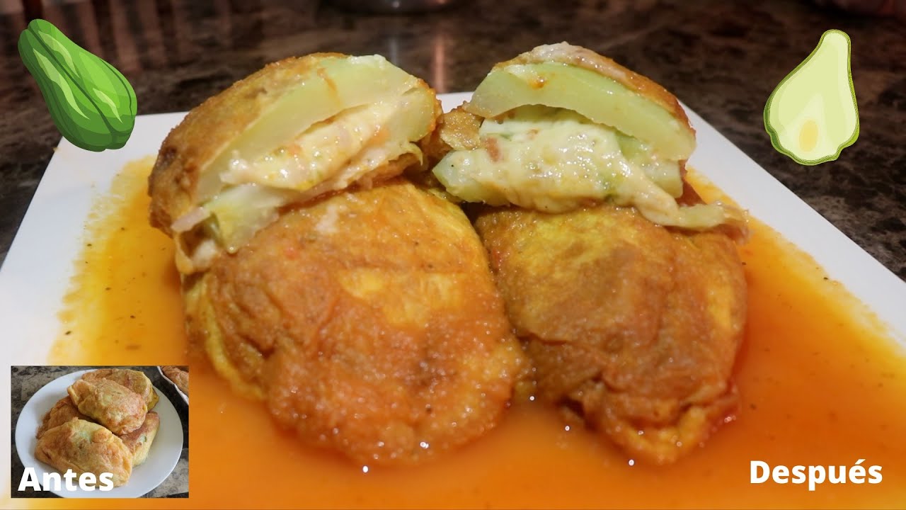 RELLENOS DE GUISQUIL / CHAYOTE CON QUESO😍*DELICIA* EXCELLENTE PARA ...