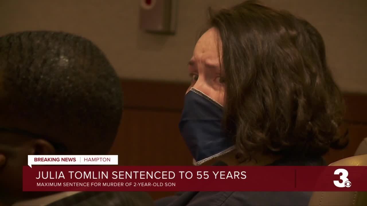 Julia Tomlin sentenced to 55 years - YouTube
