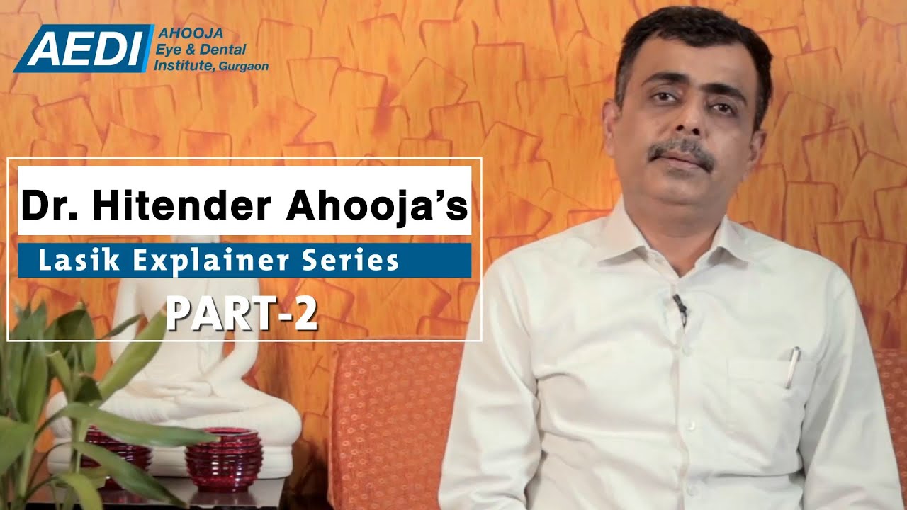Part 2 on #LasikSurgery by Dr. Hitendra Ahooja. How #Lasik Surgery is ...