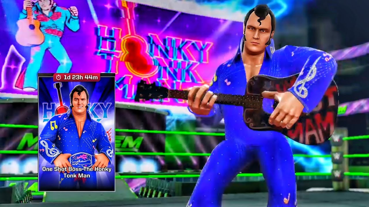 One Shot Boss The Honky Tonk Man🔥 Special Event Game Play In WWE MAYHEM ...