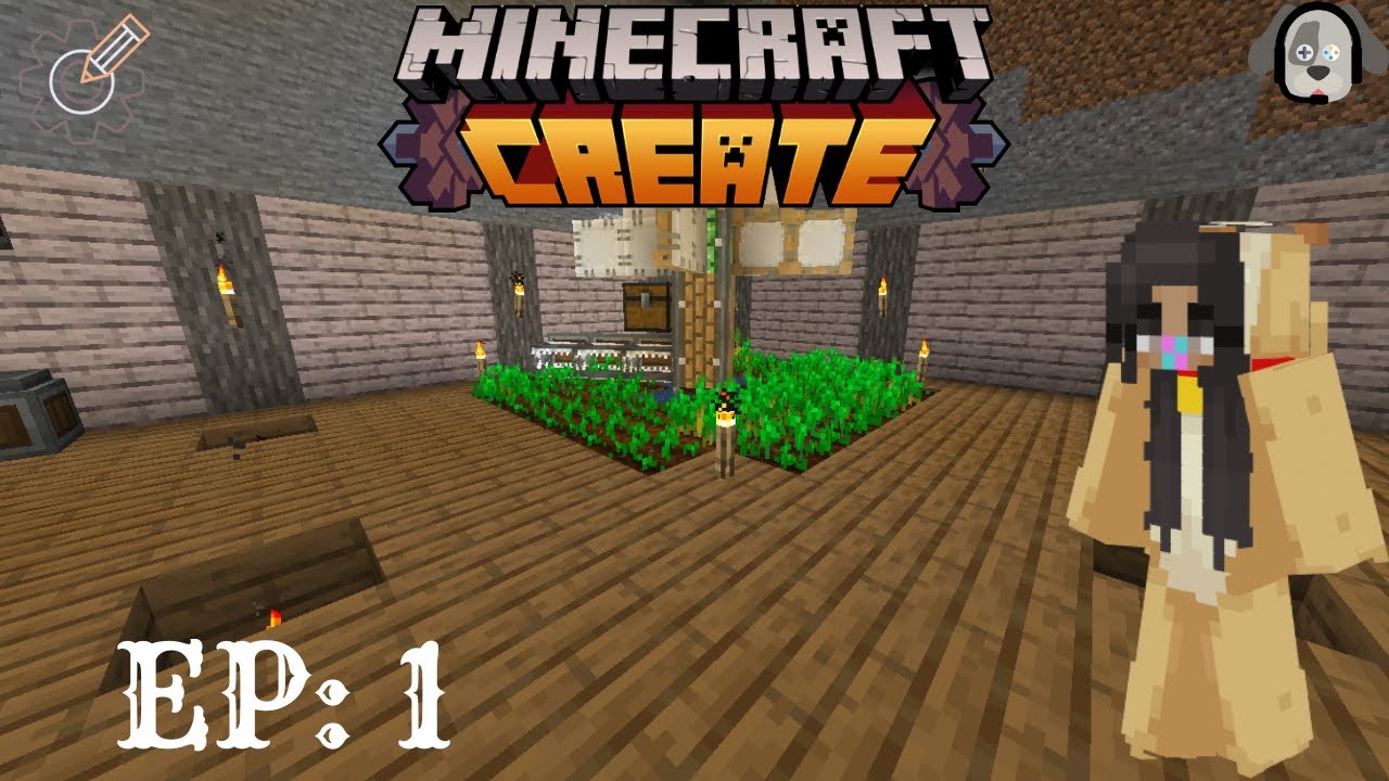 Making a Wheat Farm | EP: 1 | Create Mod SMP - YouTube