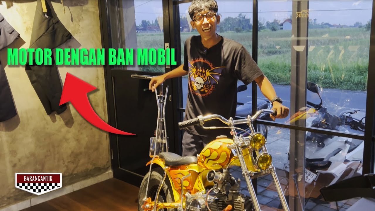 DIBALIK LAYAR MOTOR DENGAN BAN MOBIL - YouTube