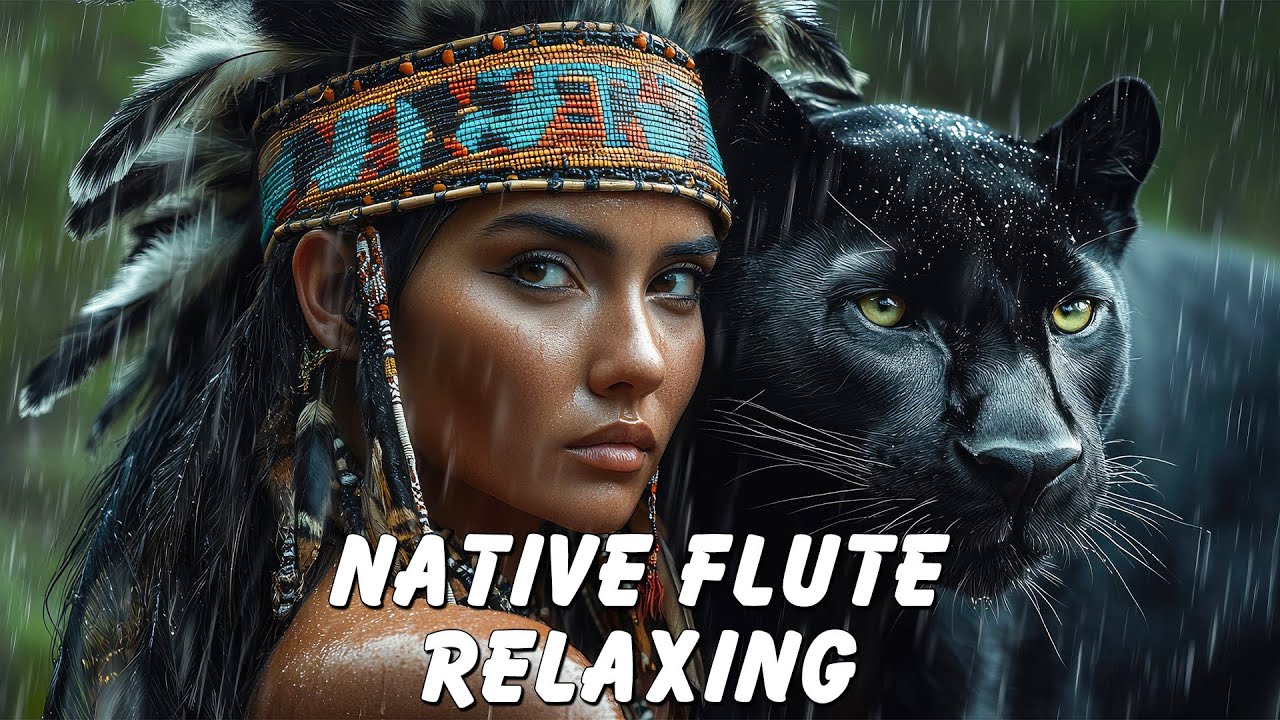 The Gentle Sound of Rain and Native American Flute Music - Serenity and ...