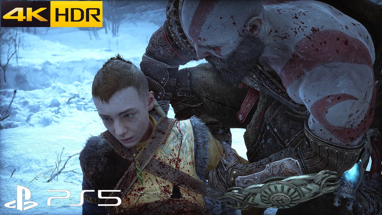 (PS5) God of War Ragnarök - Kratos Vs Atreus Intense Fight [4K HDR ...