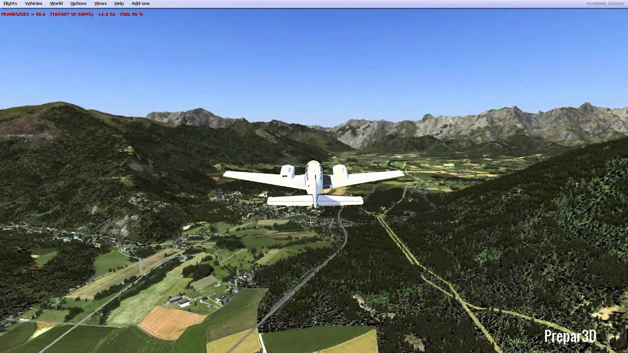 Prepar3D v2.4 vs FSX:Steam Edition VFR Comparison (Orbx FTX/FS Global ...