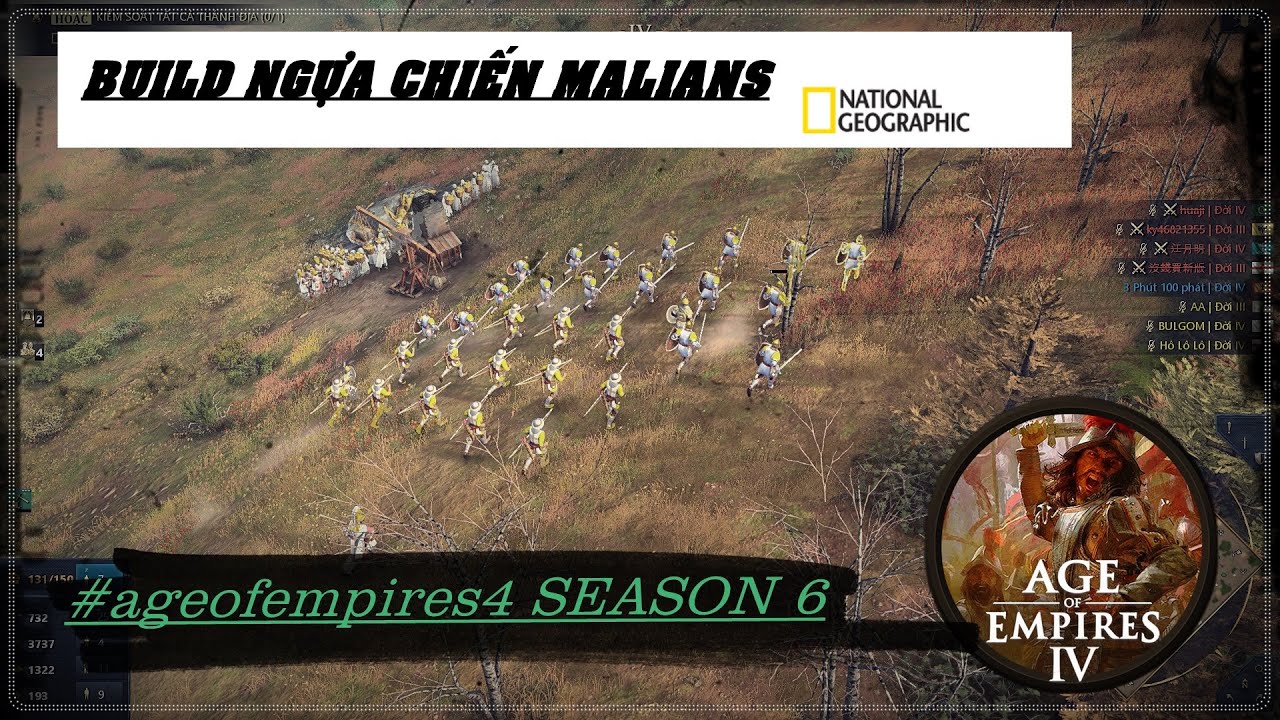 #ageofempires4 AOE4 SEASON6 : build ngựa malians | Age Of Empires Ⅳ ...