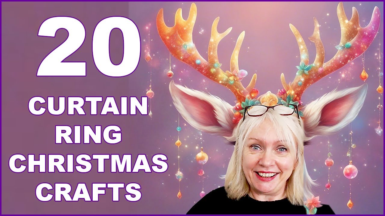 20 Christmas curtain ring craft ideas for the holiday season Christmas ...