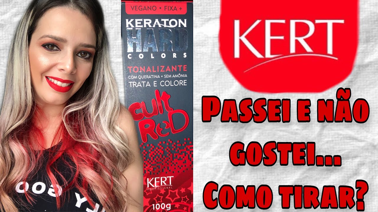 Keraton Hard Colors Cult Red | COMO TIRAR?? - YouTube