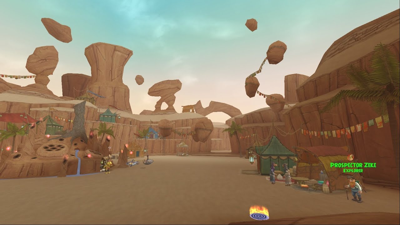Prospector Zeke in Caravan (Find Oasis), Mirage Side Quest |Wizard101 ...