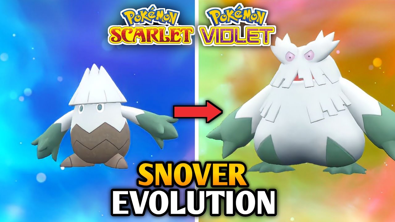 Pokemon Snover Evolution Chart