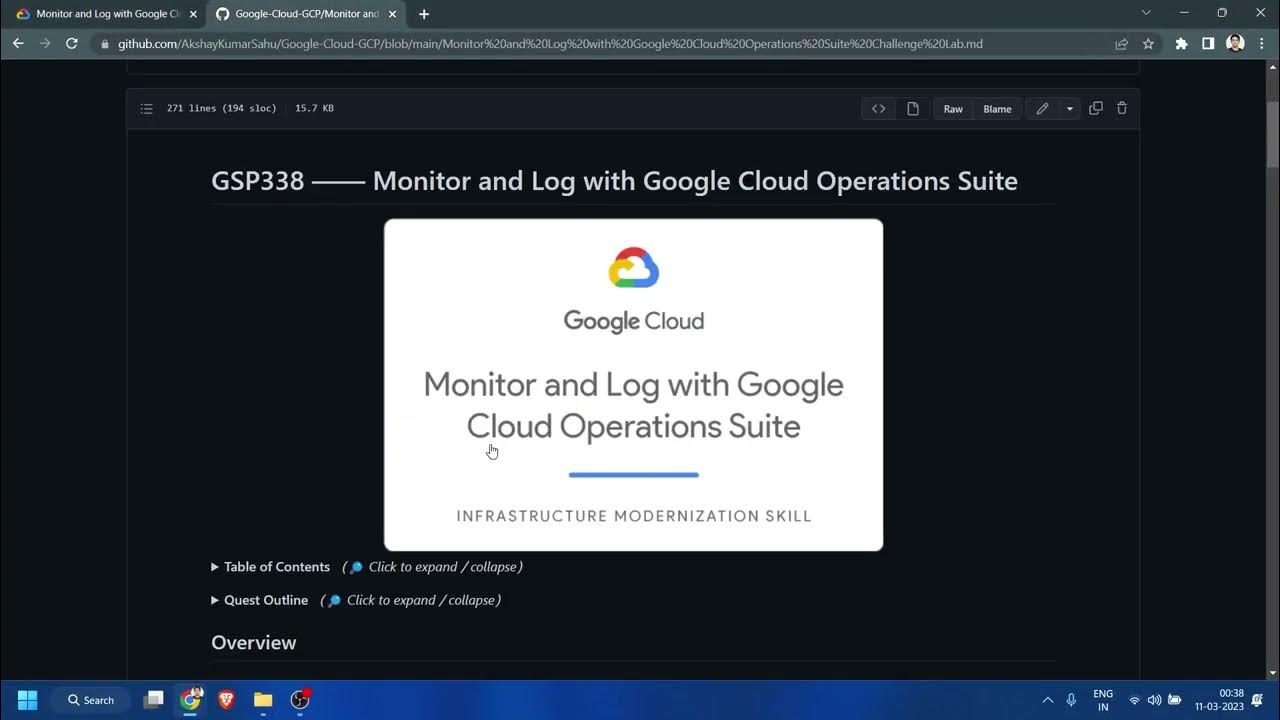 [Qwiklabs] -🔥 GSP338 🔴 Monitor and Log with Google Cloud Operations Suite Challenge Lab ️ - YouTube