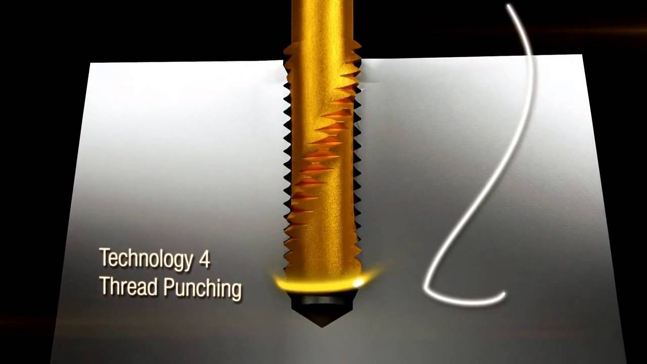 Punch Tap The new thread technology - YouTube