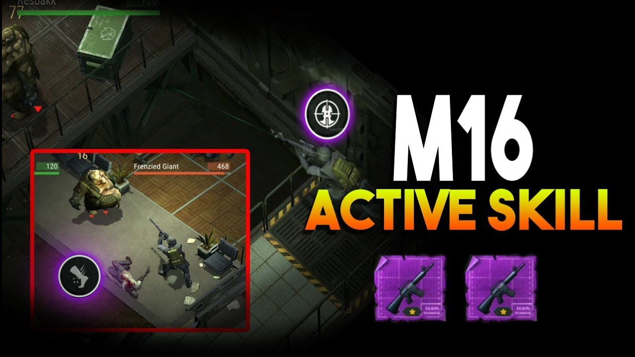 M16 ACTIVE SKILL X4 & X8 SCOPE + DEMO | LAST DAY ON EARTH: SURVIVAL ...