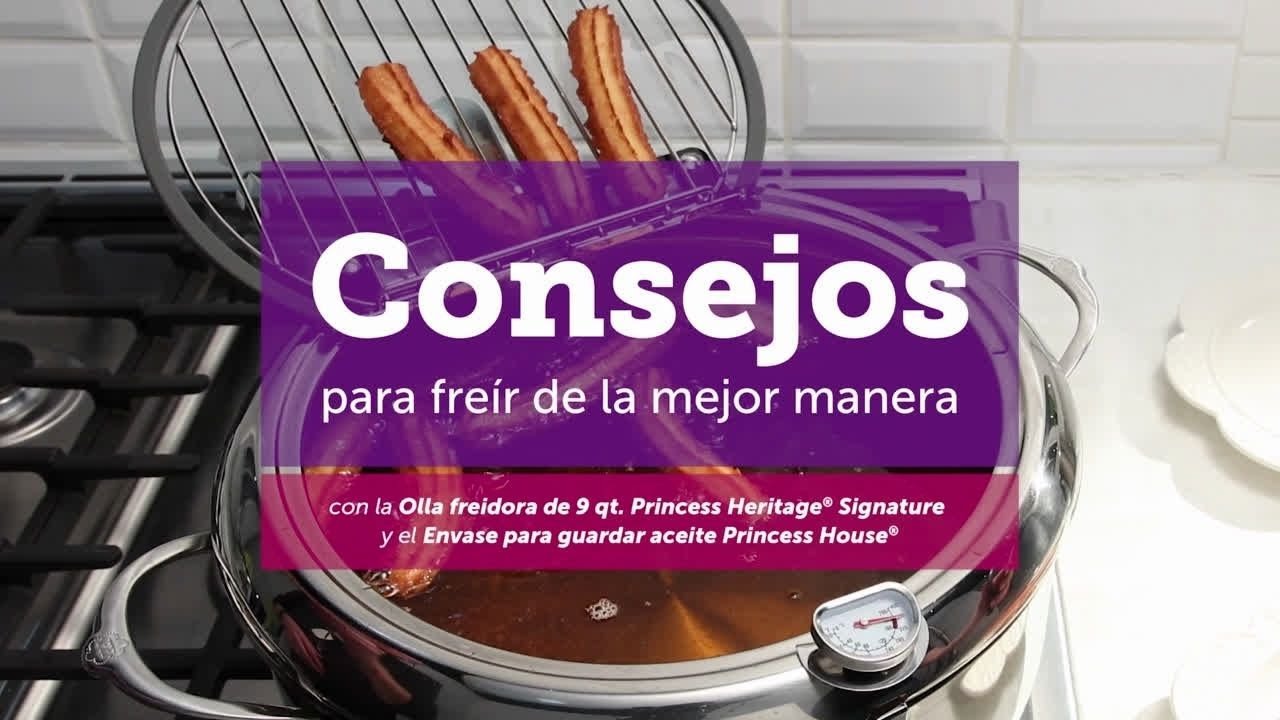 Olla freidora de 9qt. Princess Heritage® Signature - YouTube