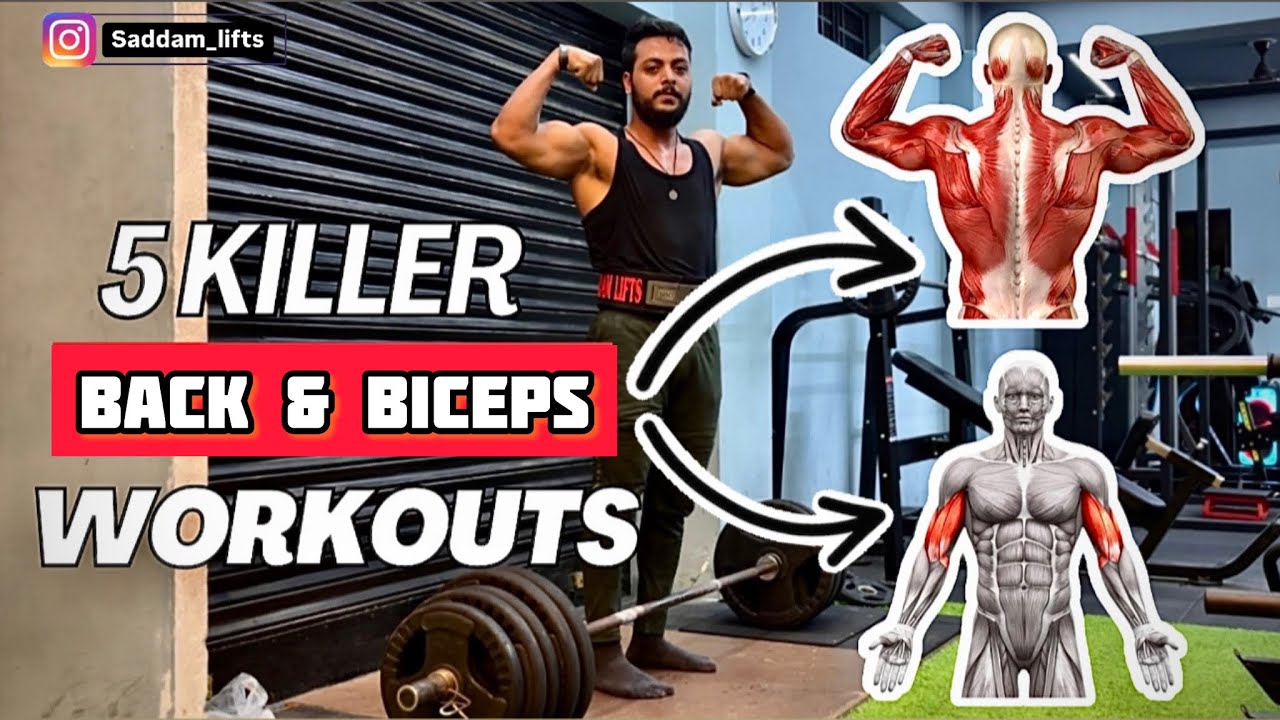 High-Volume Back & Biceps Workout | Best Back and Biceps Workout | BIG ...