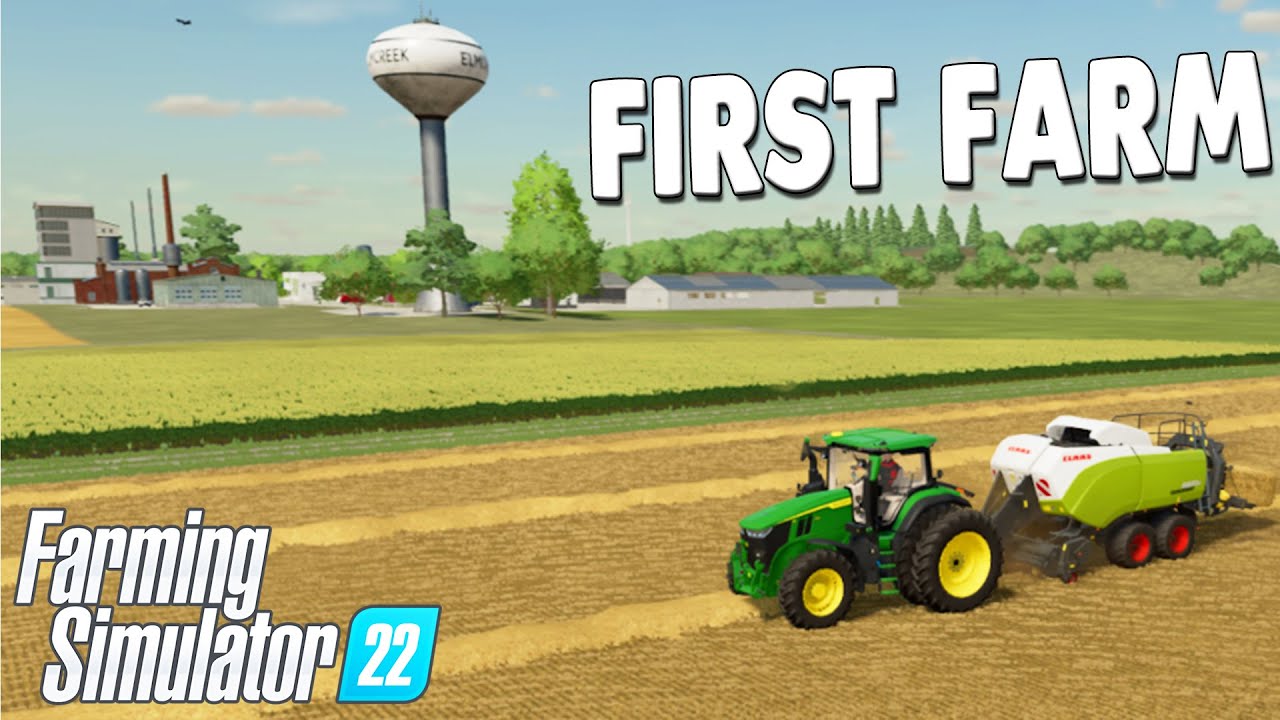 FIRST FARM - FARMING SIMULATOR 22 - Ultimate Farming Realism FIRST LOOK ...