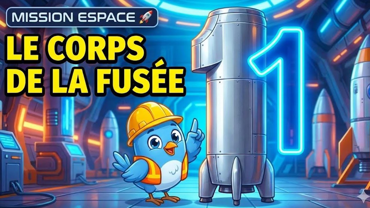Apprendre le Chiffre 1 🚀 Le Corps de la Fusée ! Mission Espace Tuit'ou ...