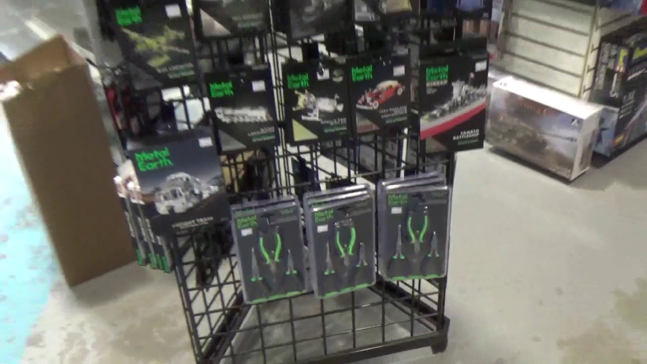 Metal Earth Models Display - YouTube