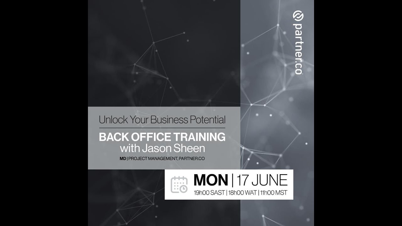 6-17-24 partner.co Africa Back Office Training with Jason Sheen - YouTube
