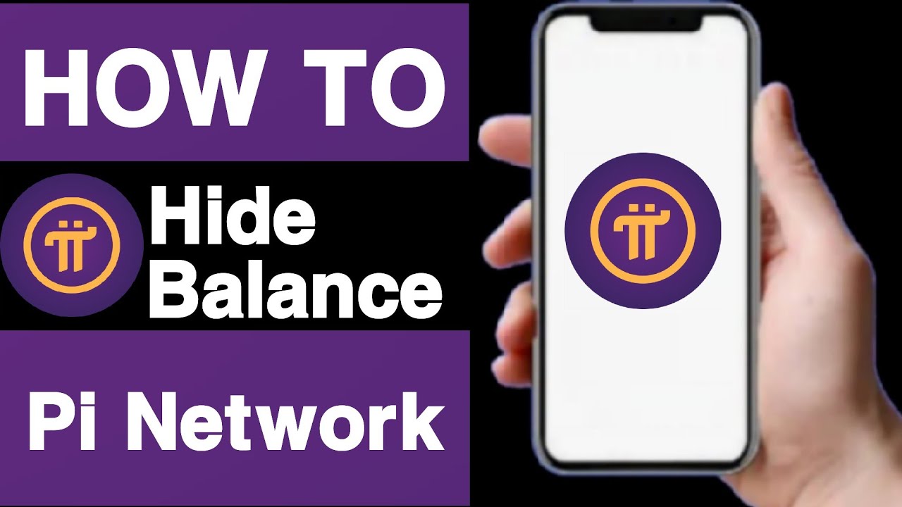 How to hide balance on pi network account||Hide balance on pi network ...