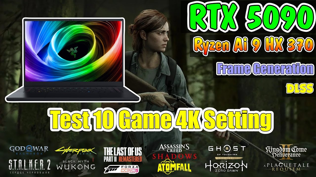 Laptop RTX 5090 Test Game 4K Max Setting - YouTube