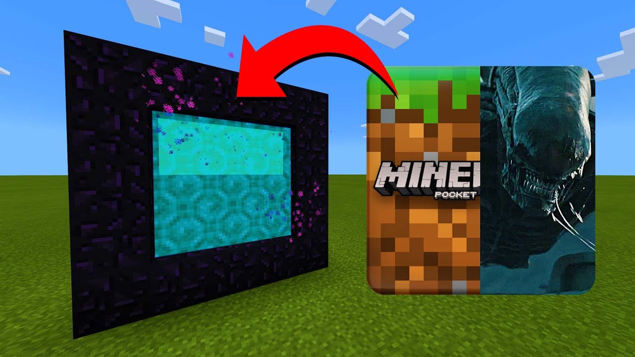 How To Make A Portal To The Alien vs Minecraft Dimension in Minecraft ...