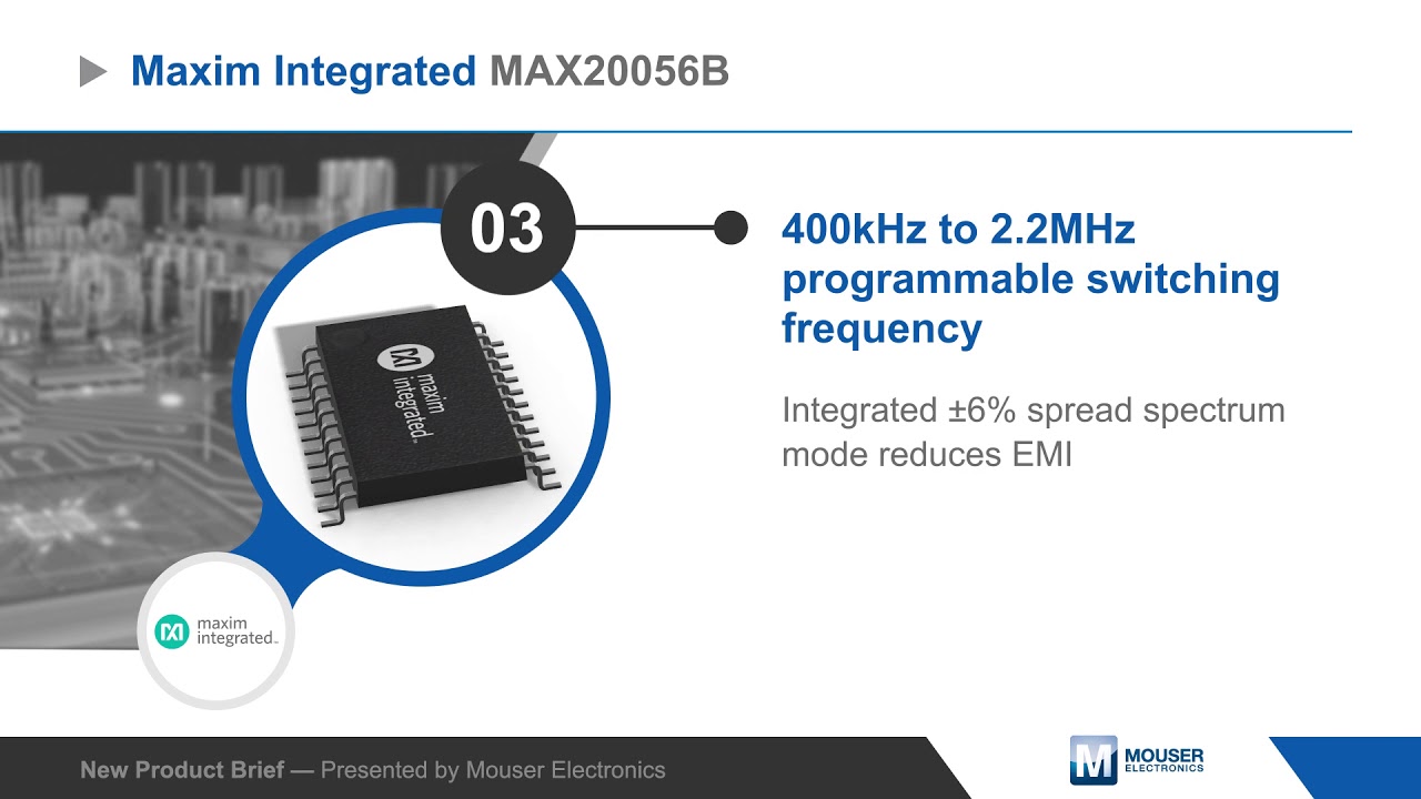 Maxim Integrated MAX20056B 6-Channel High-Brightness LED Driver — New ...