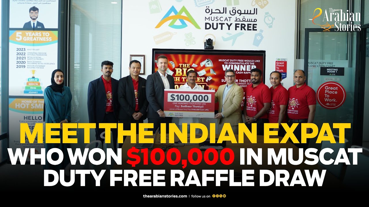 Meet the Indian expat who won $100,000 in Muscat Duty Free raffle draw ...