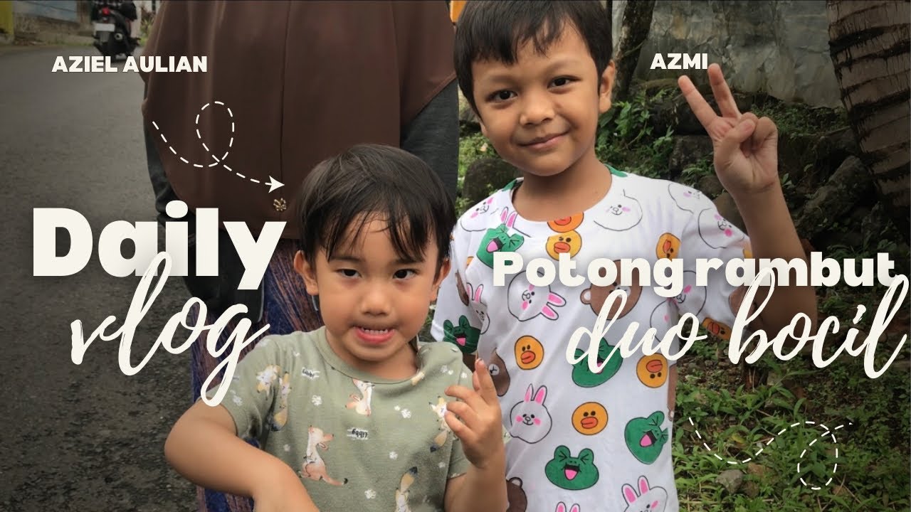 Nemenin Dua Bocil potong rambut. Rusuh banget😭‼️ - YouTube