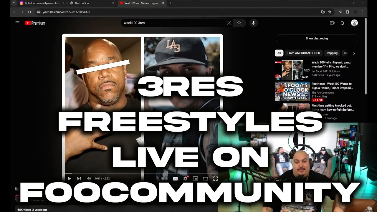 Bump or Dump ? Compton 3res drops a Freestyle Live on FooCommunity News ...