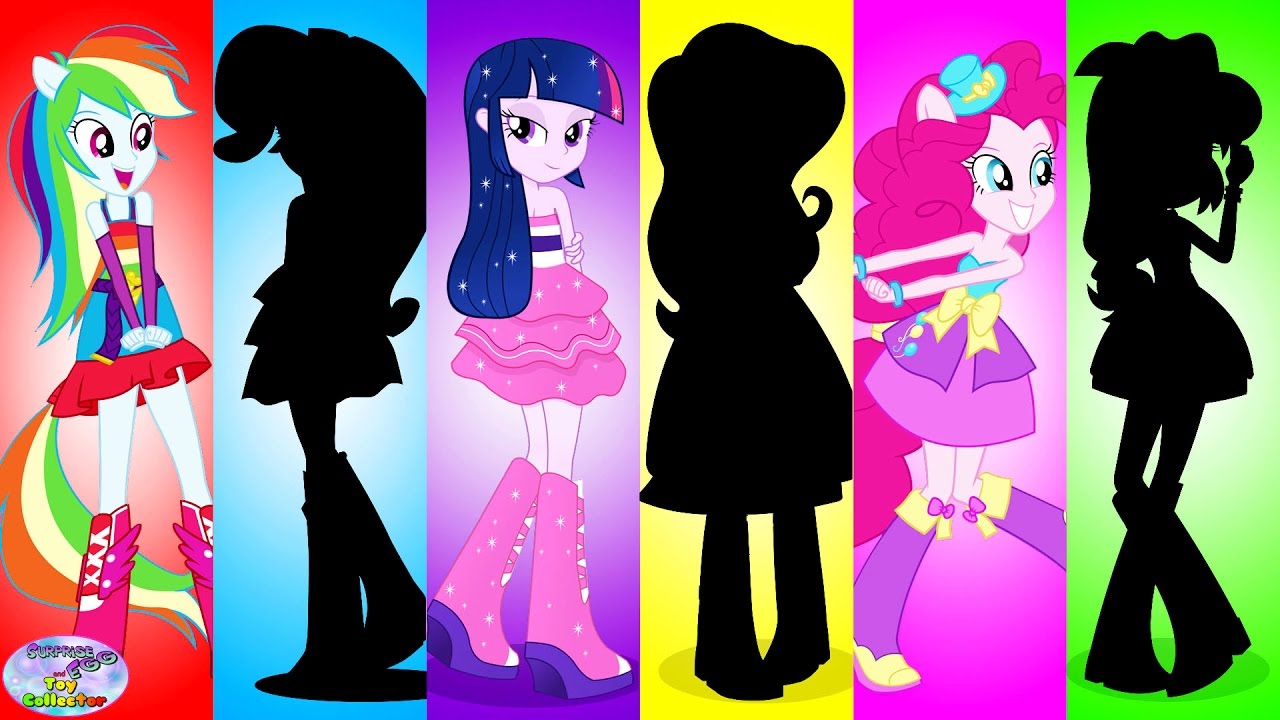 My Little Pony Transforms Equestria Girls Mane 6 Color Swap Surprise ...