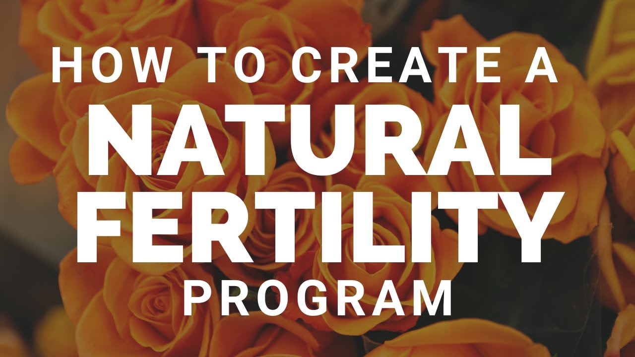 How To Create a Natural Fertility Program and Not Feel Overwhelmed - YouTube