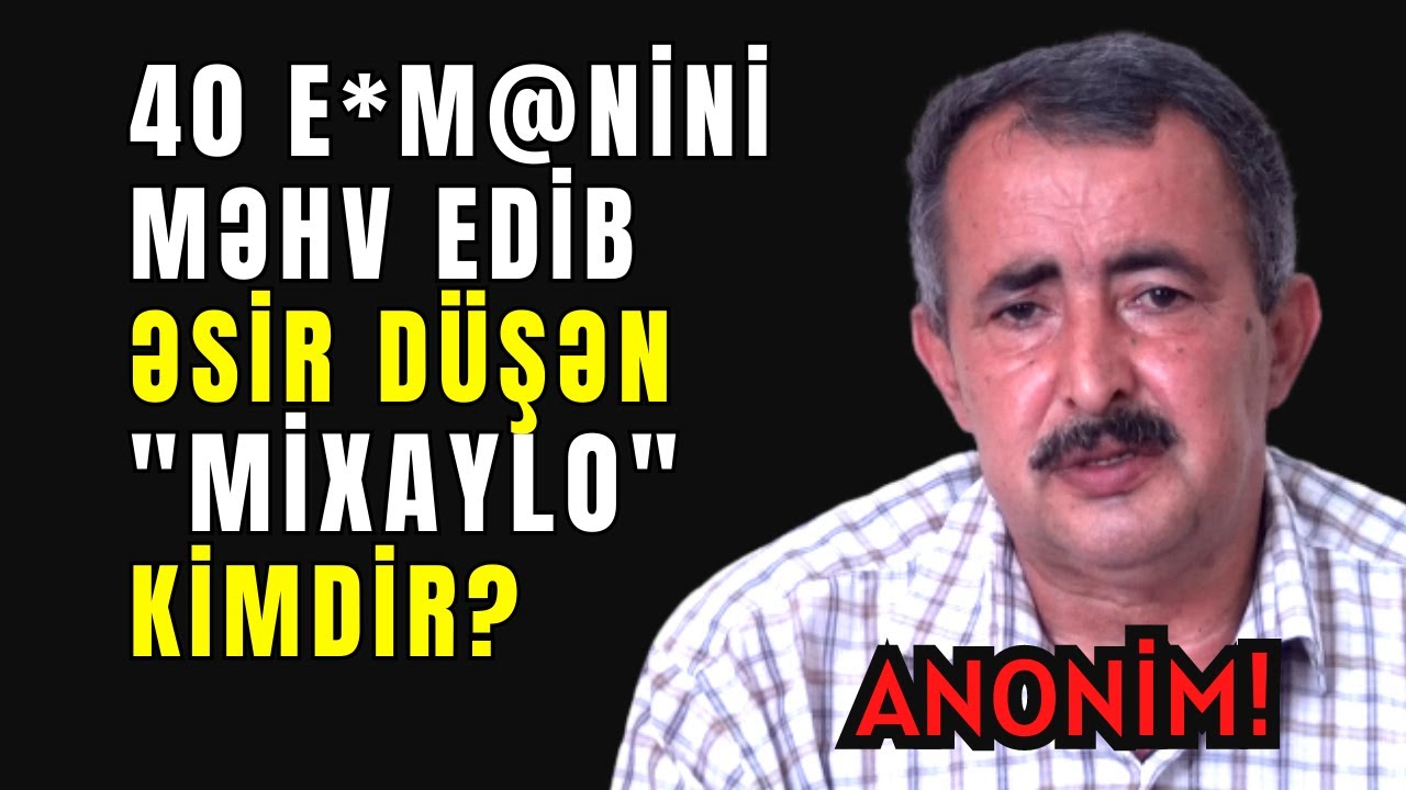 Əsir Düşsə də, Kimliyi Anonim Qalıb : Qarabağlı "Mixaylo" nun Əsirlik ...