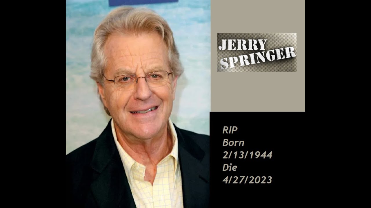 RIP Jerry Springer what he really left. #jerryspringer #bff #rachet ...