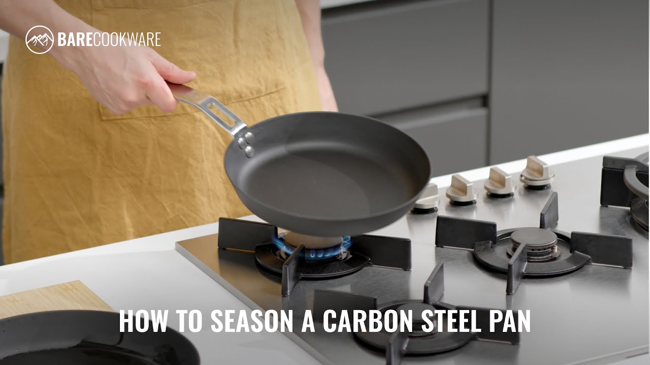 How to Season a Carbon Steel Pan - YouTube