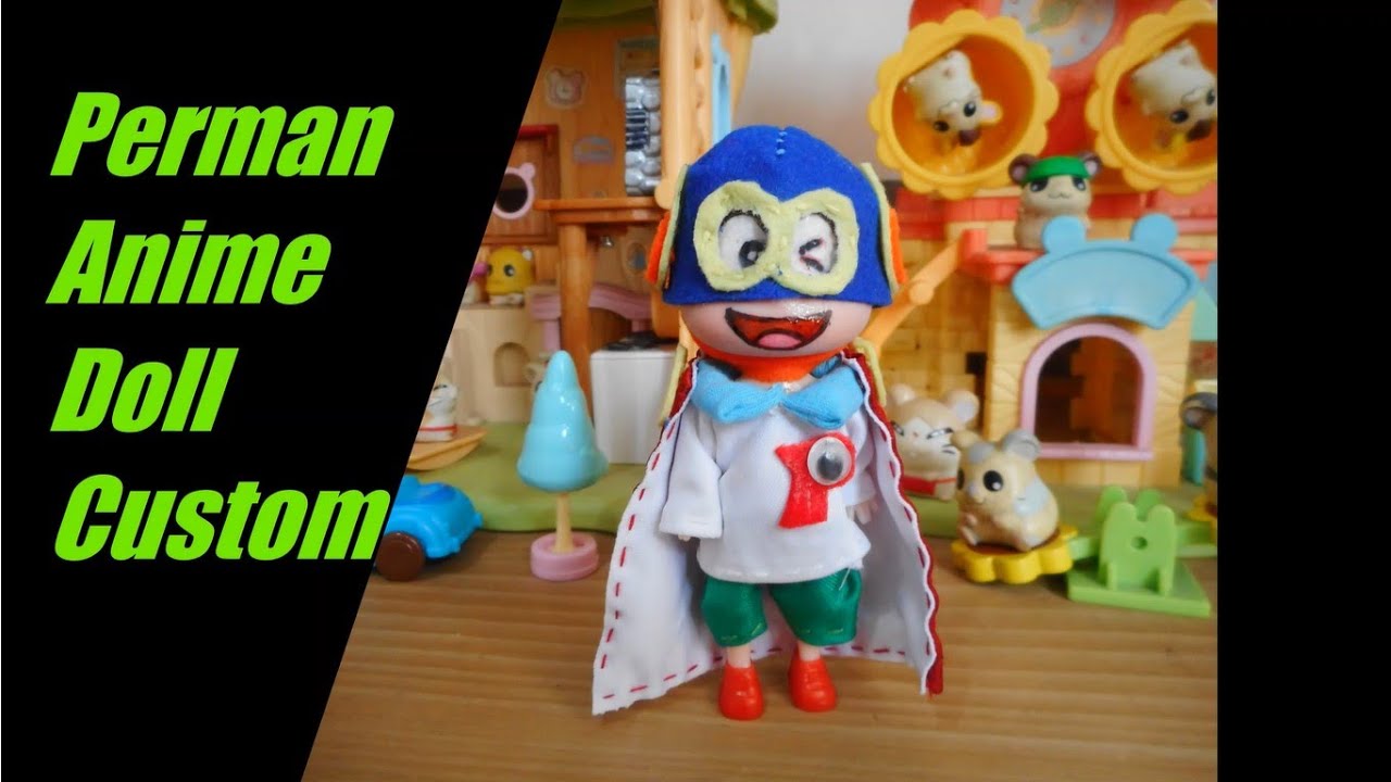 Perman (Anime) Cheap Doll Custom - YouTube