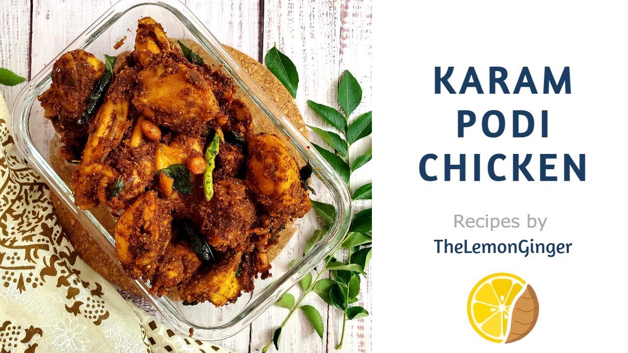 KARAM PODI CHICKEN | HOW TO MAKE KARAM PODI CHICKEN | KARAM PODI KODI ...