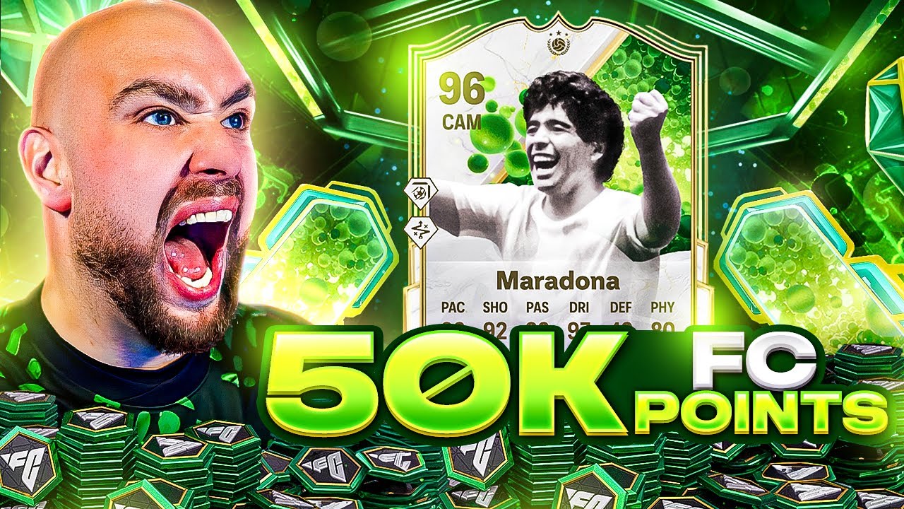 50K FC Points Decides My Team w/ ICON GRASSROOTS GREAT MARADONA! - YouTube