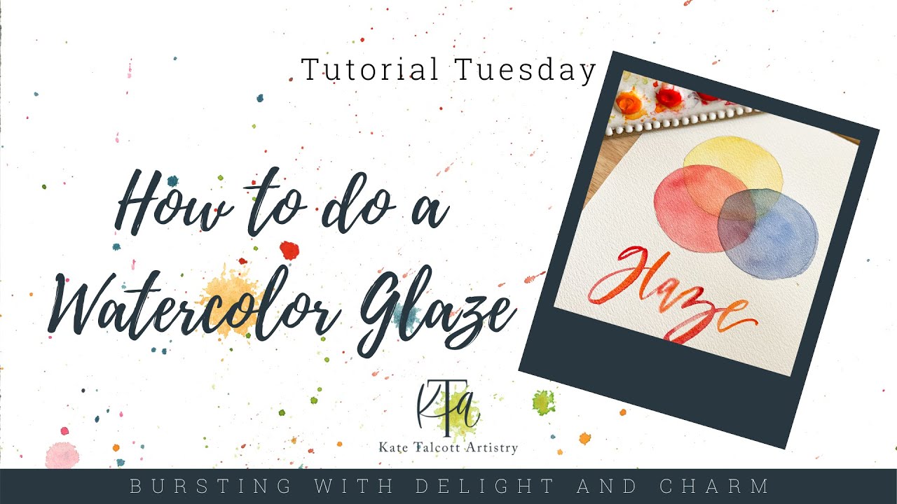 How To Do A Watercolor Glaze - YouTube