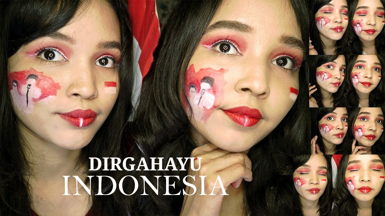 Cara Tutorial Makeup 17 Agustus 1945 Kemerdekaan Indonesia | I ♥ ...
