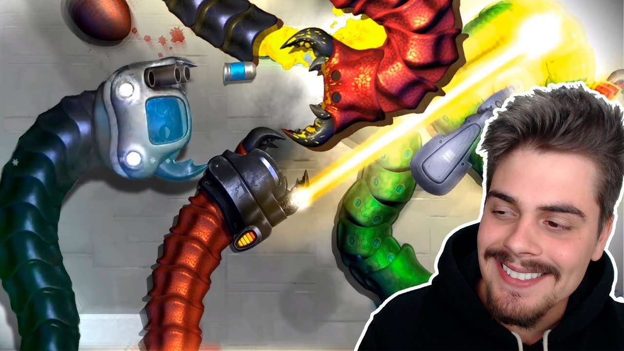 SLITHER COM VERMES CARNÍVOROS (TODAS ATUALIZAÇÃO) - INSATIA GAMEPLAY ...