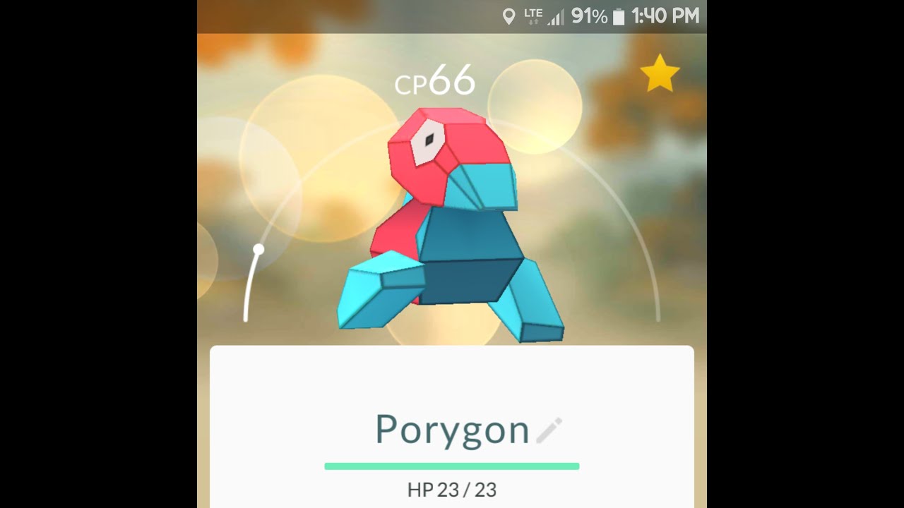 Pokémon GO RARE Porygon FOUND! - YouTube