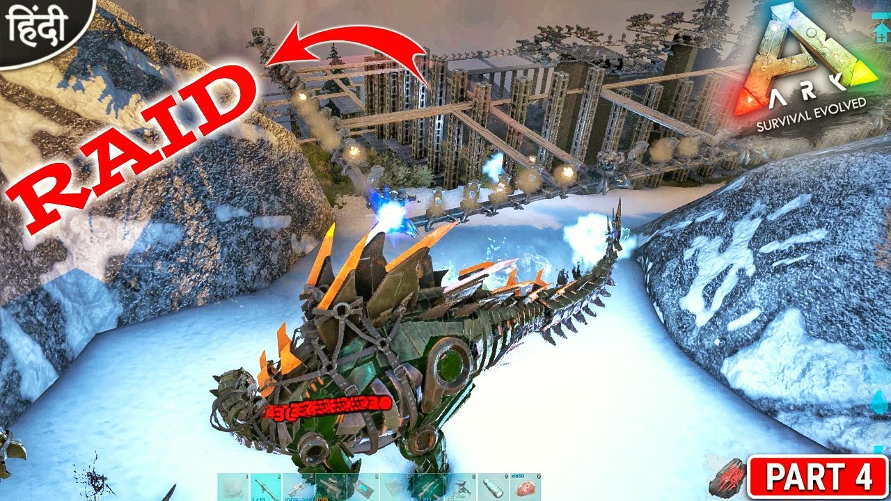 My 1st Raid in Noob PVP With Harry 🔥 : Noob Play ARK PVP : ARK Survival ...