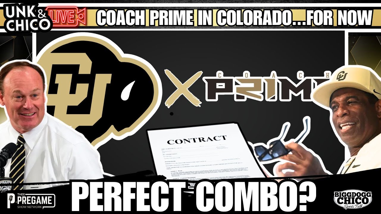 Coach Prime Deion Sanders Contract Talks: UNK and CHICO LIVE with ...